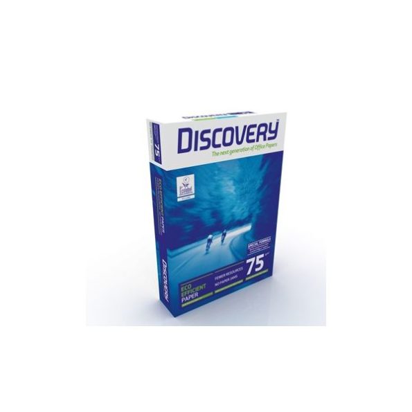 Discovery Papel Fotocópia A4 75gr 5x500Folhas - Royalwork